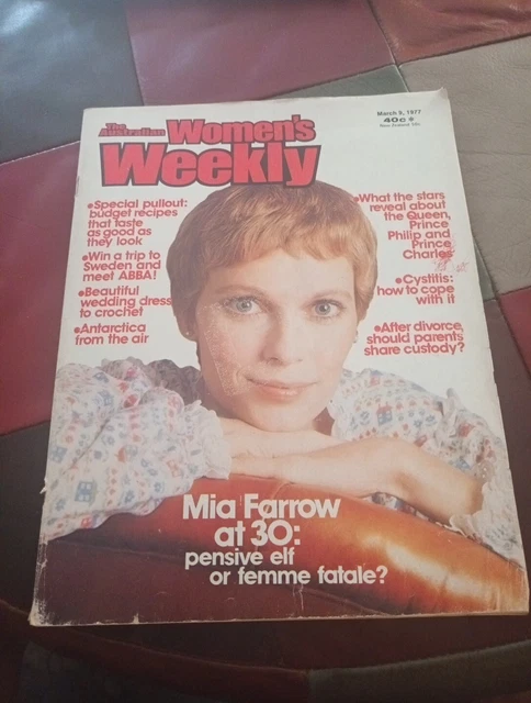 MIA FARROW, ABBA ,Jackie Onassis, Royal Family, Theresa Russell, Ingrid ...