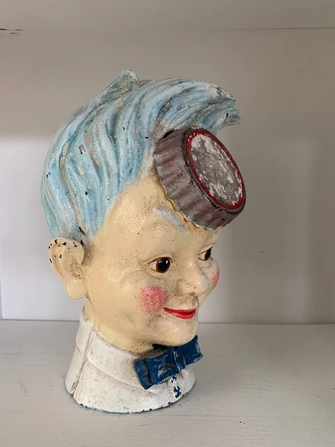 VINTAGE COCA COLA sprite boy cast iron money box [bank] £32.00 ...