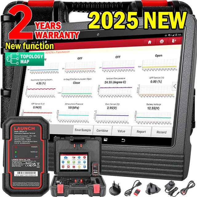2025 LAUNCH X431 PRO3S+ V+ PRO 5 OBD2 Diagnosegerät Profi BT Scanner ...