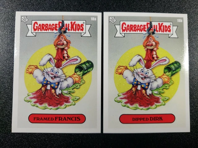 DISNEY WHO FRAMED Roger Rabbit Jessica Rabbit Spoof 2 Card Set Garbage ...