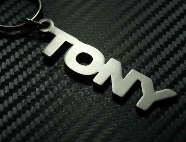 TONY PORTE-CLÉ ACIER Inoxydable Nom Cadeau EUR 19,70 - PicClick FR