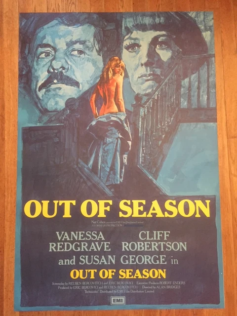 OUT OF SEASON 1975 Original British Film Poster Vanessa Redgrave Susan ...