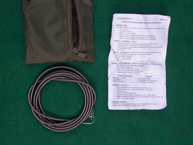 BRITISH ARMY ISSUE Camelback Bladder Cleaning Kit, Unissued, Cheapest ...