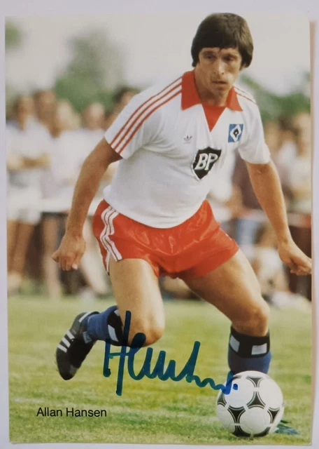 ALLAN HANSEN HAMBURGER SV HSV handsignierte Autogrammkarte BP AK DFB ...