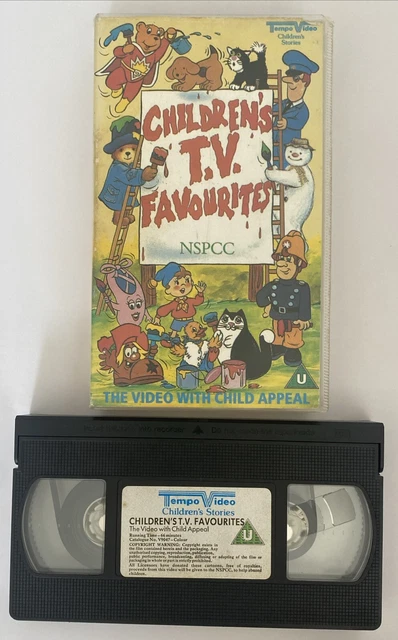 CHILDREN'S T.V. FAVOURITES NSPCC VHS VIDEO - Postman Pat, Shoe People ...