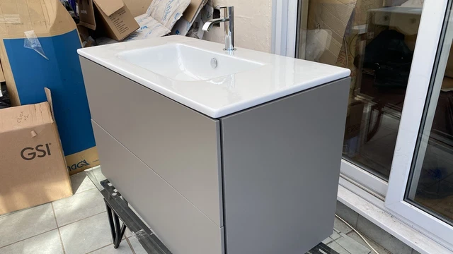 CATALANO SFERA 1000mm vanity Unit & ceramic basin + 1000mm Mirror RRP £ ...