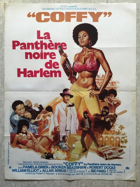 COFFY LA PANTHÈRE noire de Harlem (Affiche cinéma 1978) Original Movie Poster EUR 250,00 ...