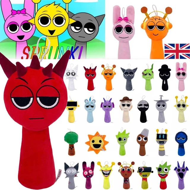 SPRUNKI PLUSH TOY -Doll Simon Oren Wenda Sprunki Plushies Stuffed oll ...
