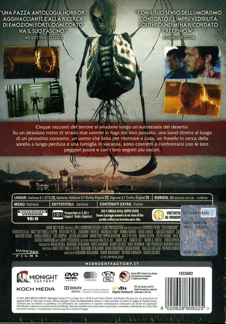 SOUTHBOUND - AUTOSTRADA Per L'inferno (DVD) Chad Villella (UK IMPORT ...