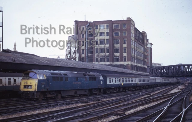 35MM SLIDE BR British Railways Class 52 Western D1068 Reliance ...