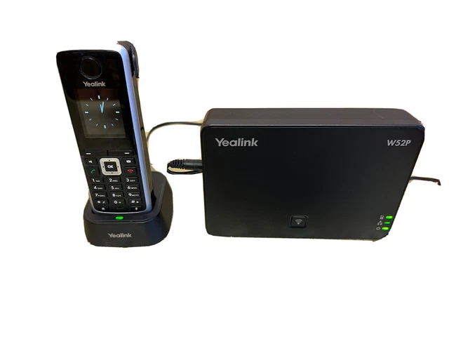 YEALINK W52P IP CORDLESS PHONE CHARGER BASE STATION BASE SIP-W52P DECT ...