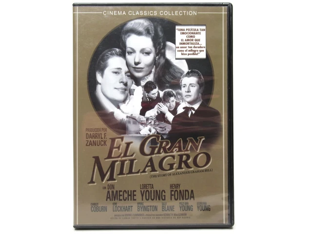 THE STORY OF Alexander Graham Bell DVD 1939 Spanish Import Henry Fonda History £8.99 - PicClick UK