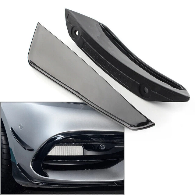 FRONT BUMPER LIP Splitter Spoiler Side Canards For Benz A-Class W176 ...