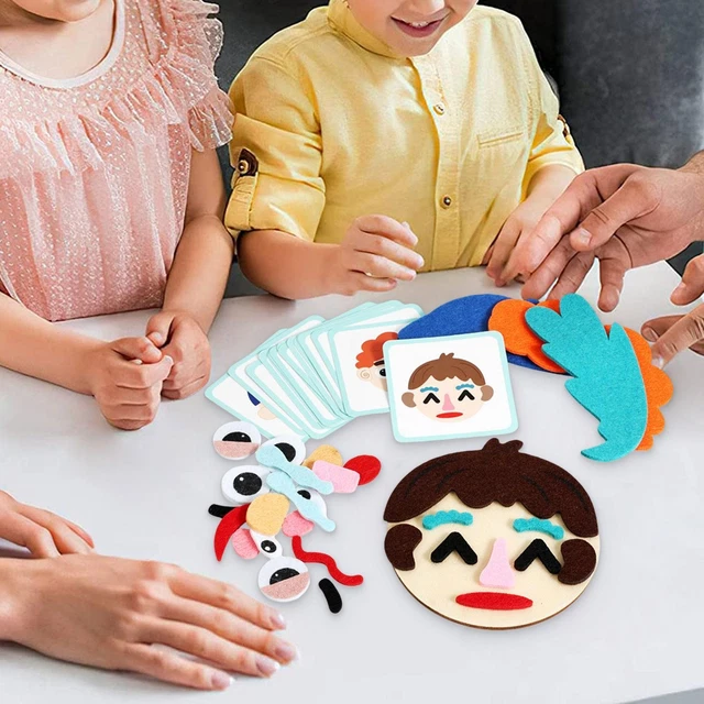 KIDS SOCIAL EMOTIONAL Learning Funny Face Game Educational Toy $24.20 ...