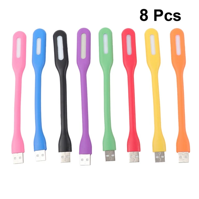 8PCS MINI USB Reading Light Practical LED Night Light Creative Portable ...