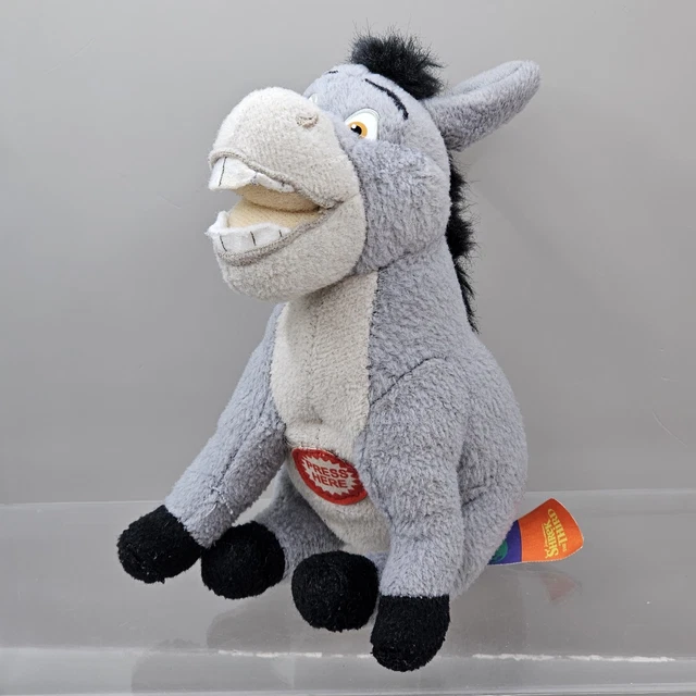 SHREK THE THIRD Talking donkey Plush 2007 Dreamworks 6" (Not Working) £ ...