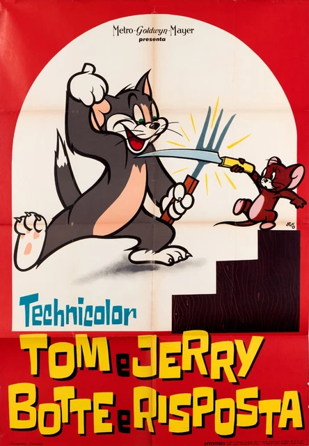 MANIFESTO FIGURINES : Tom Et Jerry Baril Et Réponse EUR 50,00 - PicClick FR