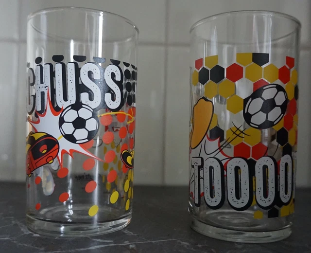 2 GLÄSER - Bautzner Senfglas mit Motiv "Disney Küche" - Rarität ...