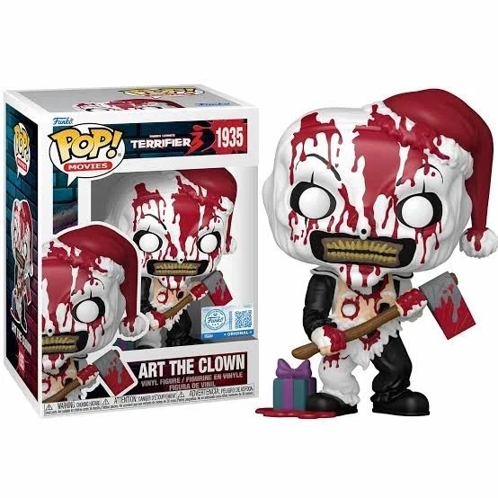FUNKO POP 1935 Santa ART THE CLOWN (Terrifier 3) Exclusive *PREORDER*12 ...
