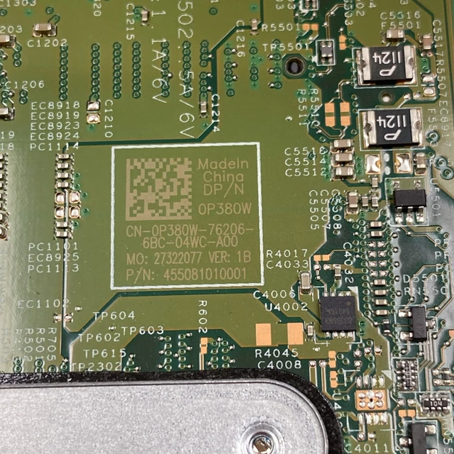 DELL INSPIRON 15 5578 5378 Motherboard Main System Board i7-7500U ...