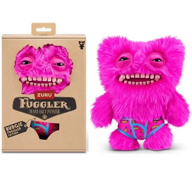ZURU FUGGLER FUNNY Ugly Monster Budgie Edition Pink Love Monster New in ...