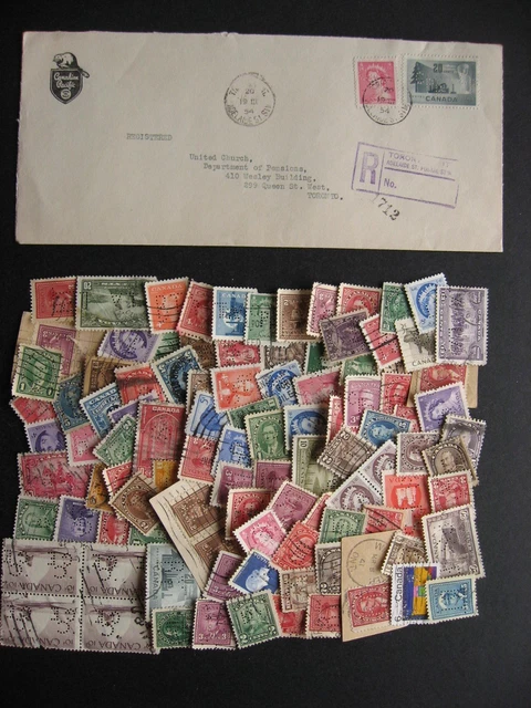 CANADA PERFIN MIXTURE (duplicates, mixed cond) of 100 not OHMS mostly ...