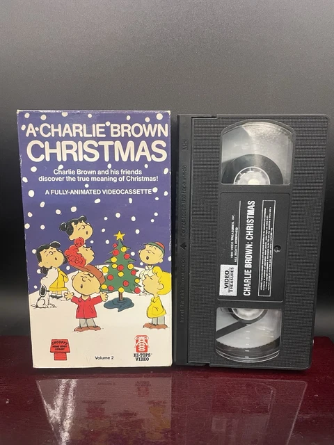 A CHARLIE BROWN Christmas VHS Children Family 1990 HI-Tops Video ...