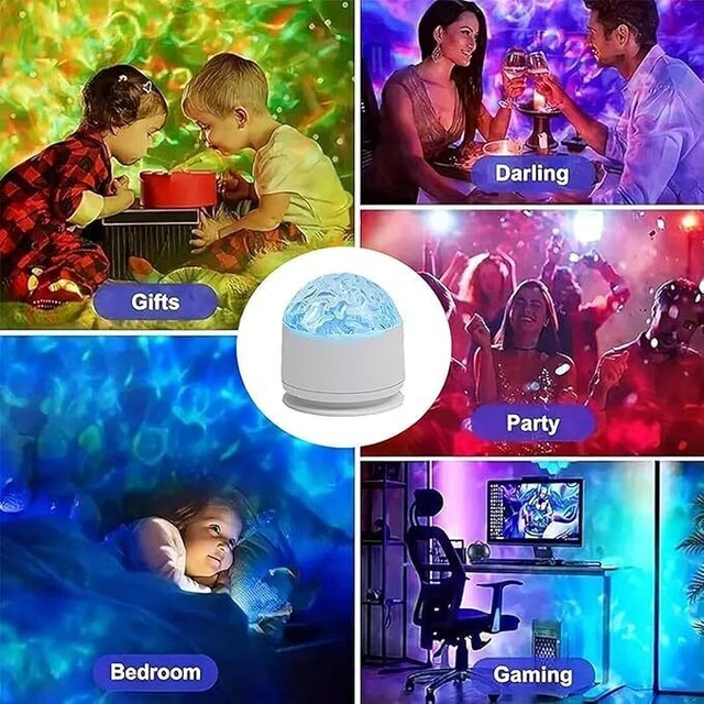 AURORA/WATER RIPPLE PROJECTOR Light New~~ £8.99 - PicClick UK