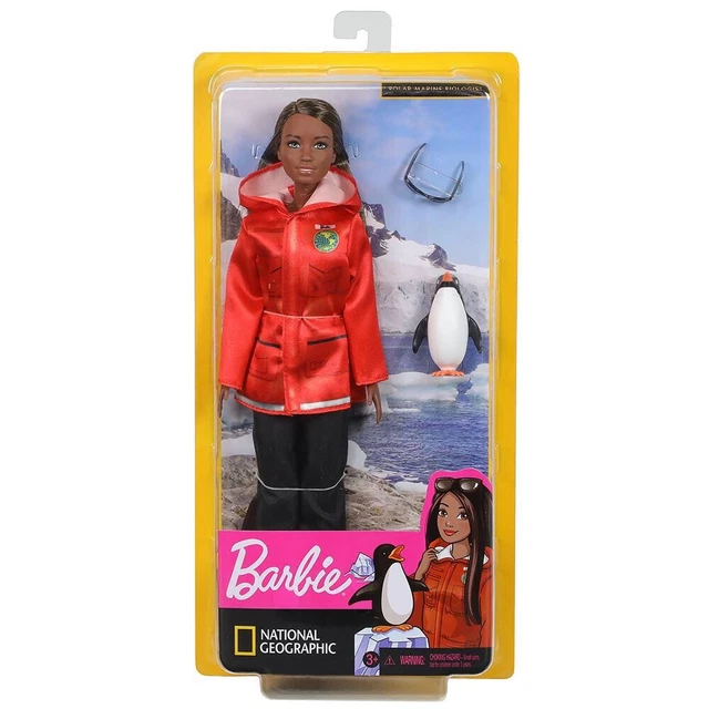 MATTEL BARBIE NATIONAL Geographic Wildlife Polar Marine Biologist w ...