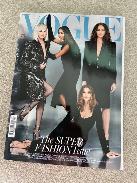 BRITISH/UK VOGUE UK September 2023 - supermodels - excellent condition ...