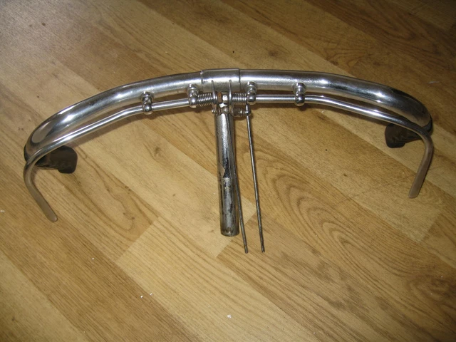 VINTAGE CHROME ROD Brake Drop Handlebars For Path Racer £100.00 ...