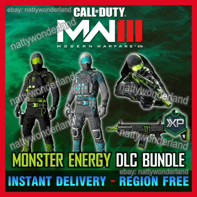 CALL OF DUTY Modern Warfare III MW3 Monster Energy Code opérateur d ...