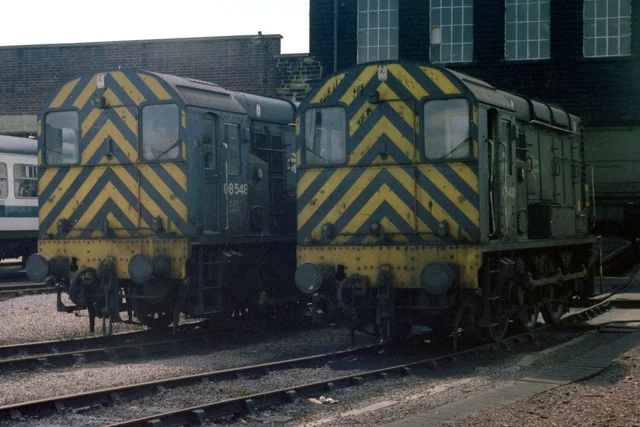BRITISH RAIL 08548 & 08432 Hammerton St TMD Bradford Rail Photo £1.50 ...