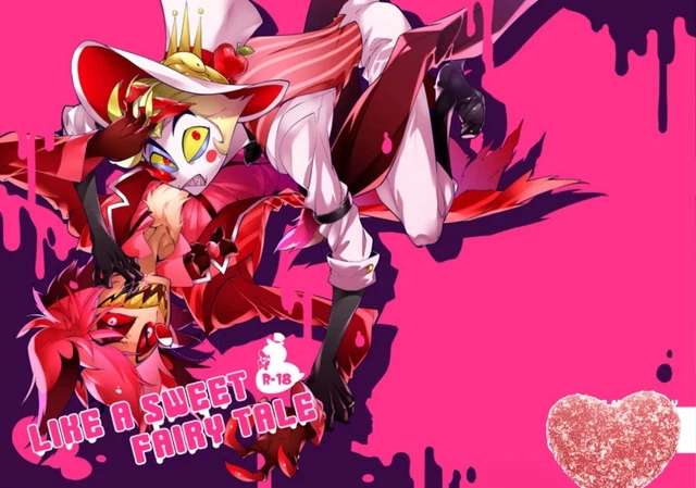 HAZBIN HOTEL FANZINE comic Doujinshi LIKE A SWEET FAIRY TAIL Alastor ...