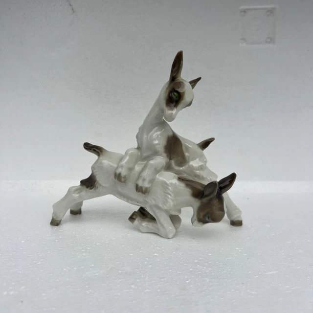 ART DECO HUTSCHENREUTHER-ROSENTHAL Billy Goat PORCELAIN FIGURINE by ...