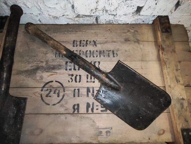 GERMAN WW2 STRAIGHT Sapper Shovel Entrenching Tool Original Wehrmacht ...