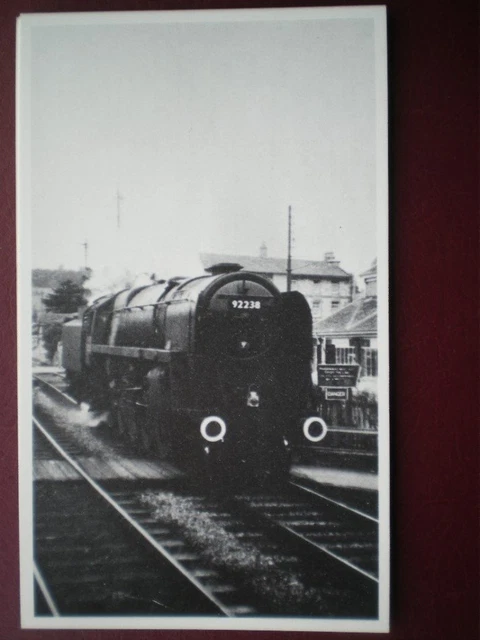 POSTCARD BR STANDARD 9F Class Loco 92220 At Radstock 1979 £1.25 ...