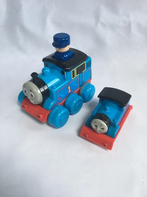 THOMAS THE TANK Engine With Driver Push Down & Go, Rare Vintage 2003 ...