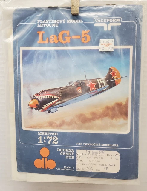 VINTAGE LAG-5 VACUFORM Model Airplane Kit 1:72 Scale Meriko NOS $14.99 ...