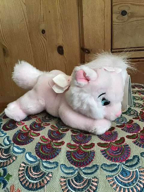DISNEY STORE ARISTOCATS Pink Kitten Cat Marie Beanbag Soft Plush Toy 7 ...