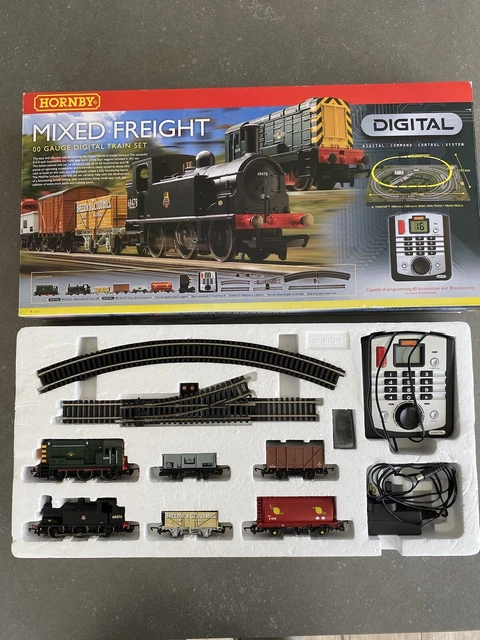 HORNBY RAILWAYS MIXED Freight OO Gauge Digital Model Train Set R1126 ...
