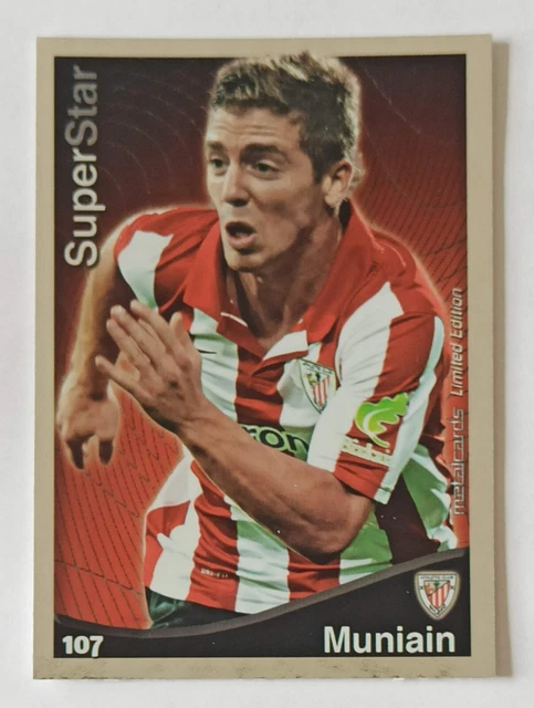 BILBAO SUPERSTAR MUNIAIN Metalcards Limited Edition Mundicromo Liga ...