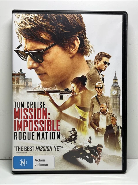 MISSION IMPOSSIBLE-ROGUE NATION w Tom Cruise (R4 DVD, 2015) - Free ...