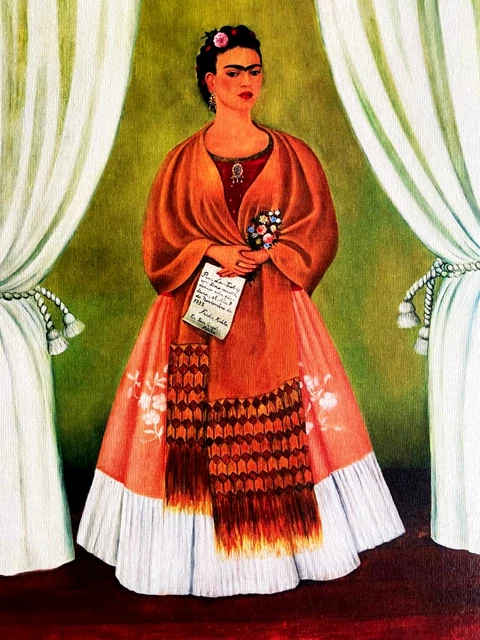 FRIDA KAHLO - Litografia 1986 (Magritte Giacometti Salvador Dalì Joan ...