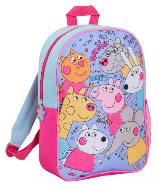 PEPPA PIG BACKPACK Girls Peppa & Friends Backpack Kids Nursery School ...