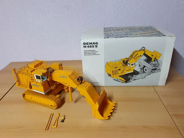DEMAG H 485 S Hydraulikbagger mit Verpackung, Modell Bagger, OVP, 1:50 ...