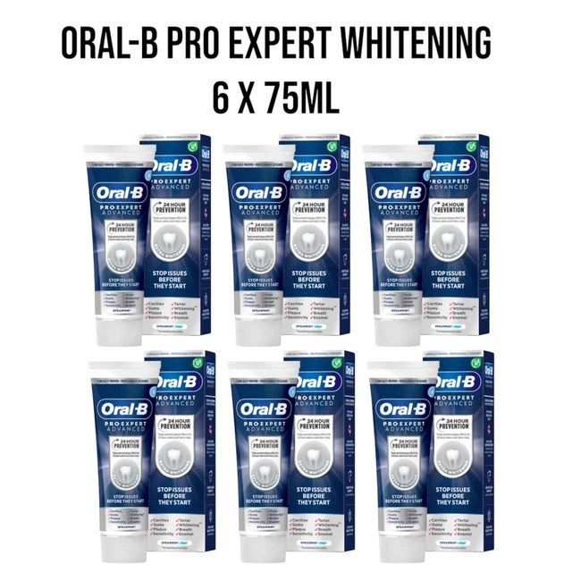 ORAL-B PRO EXPERT Advanced Science Deep Clean Toothpaste Spearmint (6 ...