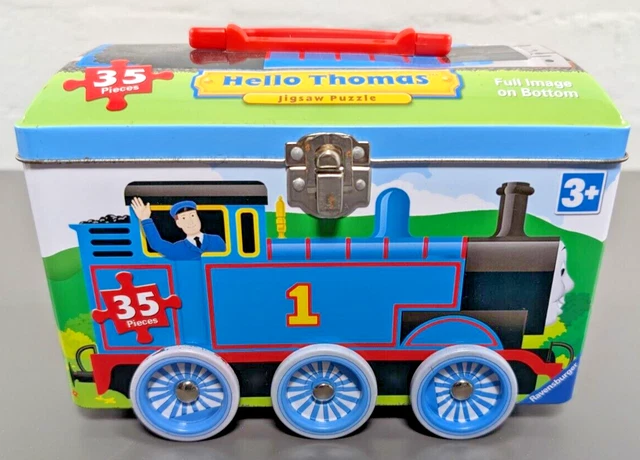 RAVENSBURGER HELLO THOMAS Thomas & Friends 35 Piece Puzzle Carry Tin ...