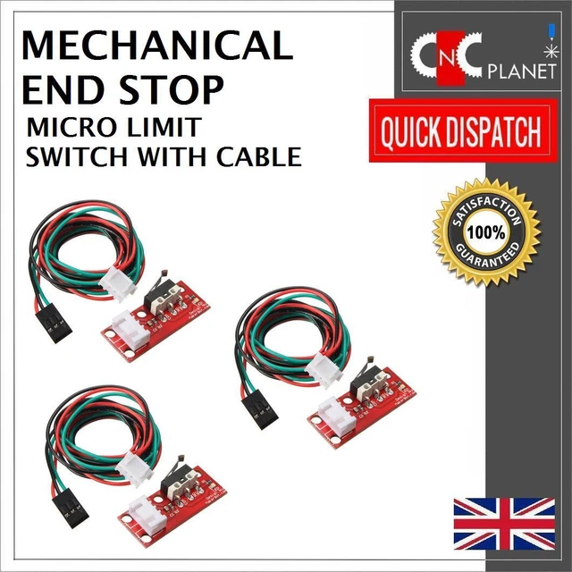MECHANICAL END STOP Limit Switch with cable for RAMPS 1.4 for 3D ...
