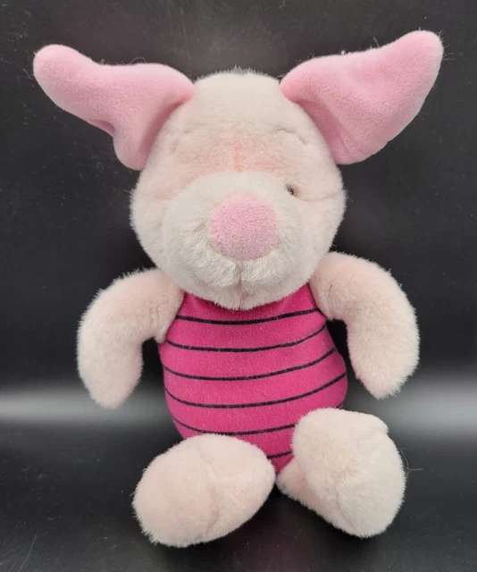 DISNEY STORE PIGLET Plush Pink Pig Winnie The Pooh Stuffed Animal Toy 9” £12.88 - PicClick UK